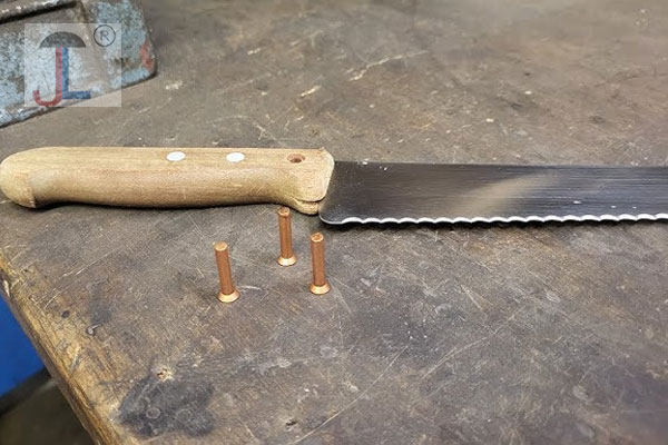 Can you use tubular rivets in a knife handle - JiLiang