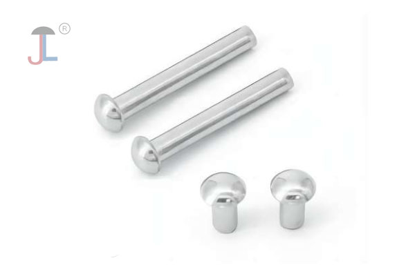 How to use round head rivets without a through hole - JiLiang